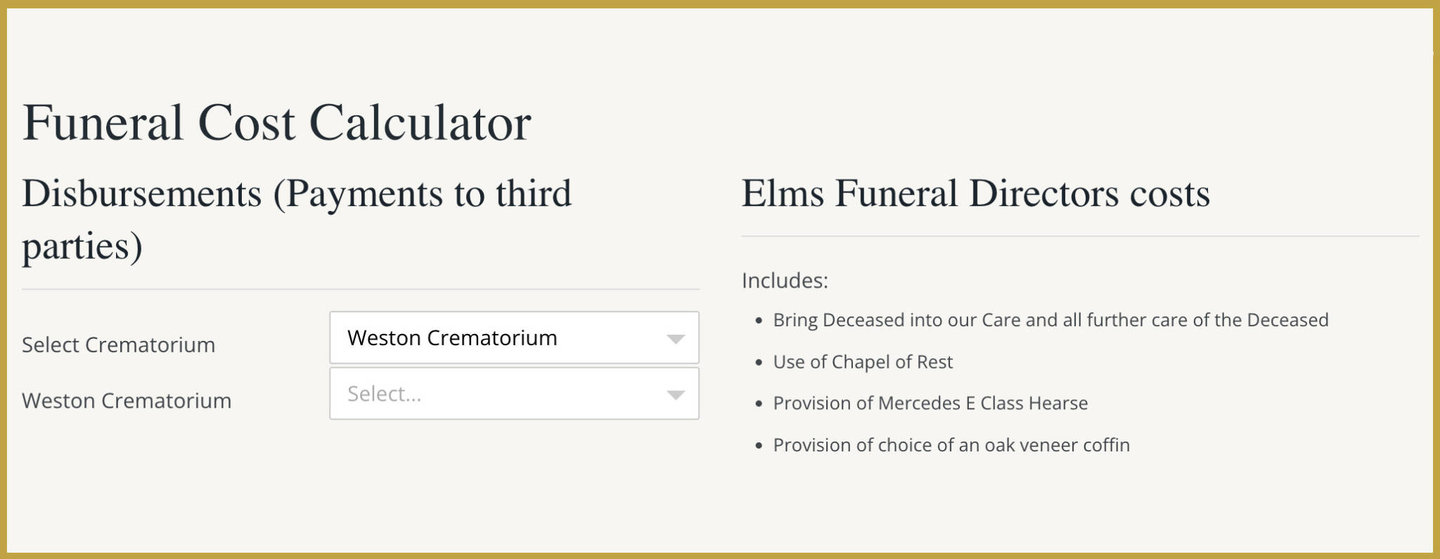 - The Elms Funeral Directors